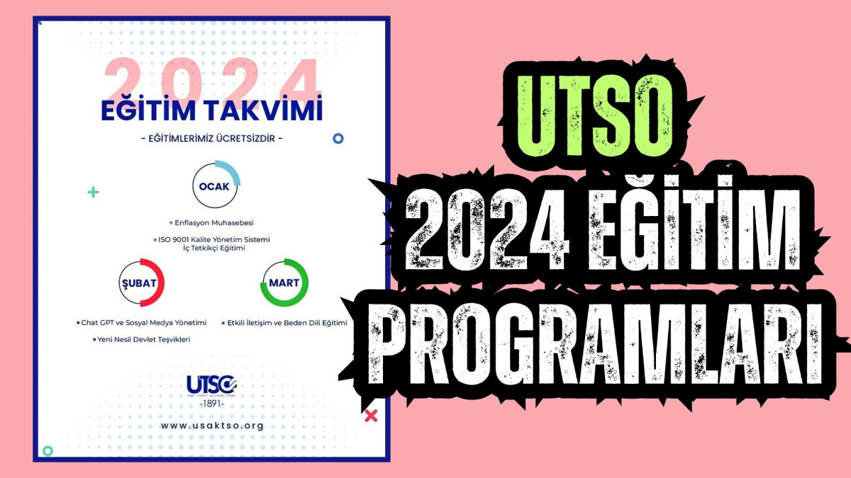 UTSO, 2024 Eğitim Programları - Uşak Haber Gazetesi